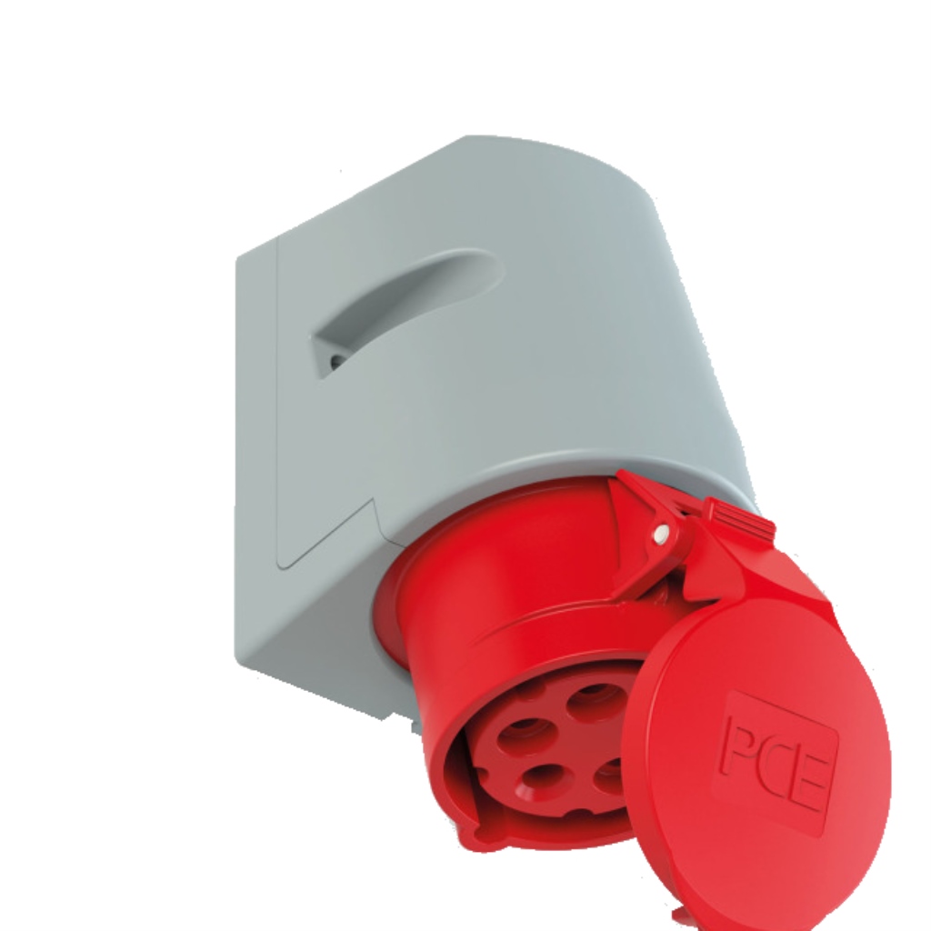 125-6V - CEE Wandsteckdose 32A 5P 400 Volt :: CEE Wand & Einbaudosen ...