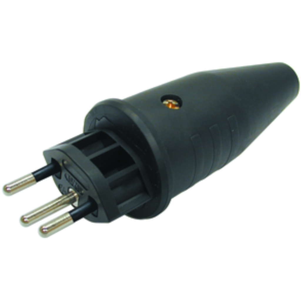 14 9682 0 - Gummi-Stecker T12, schwarz :: Stecksysteme Schweiz ...