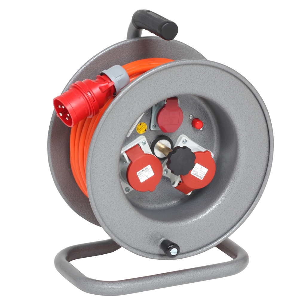 4C-4485B-25 - Metall - Kabelrolle 25m Pur-Kabel 5 x 2.5mm² ...